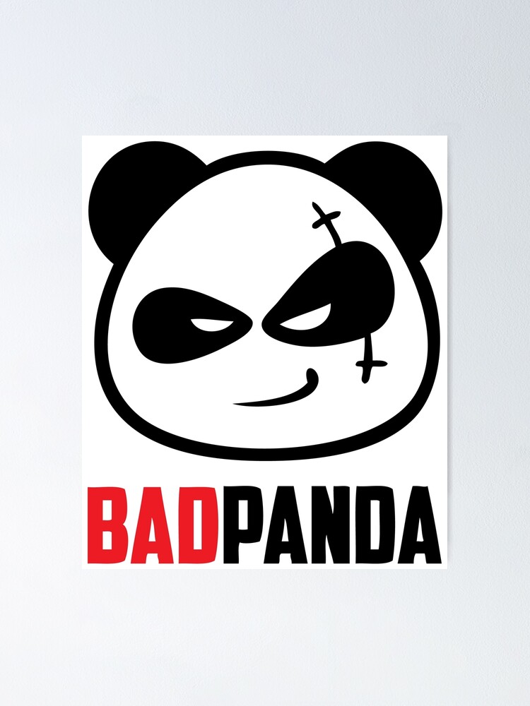 "Bad Panda" Poster by 108dragons | Redbubble