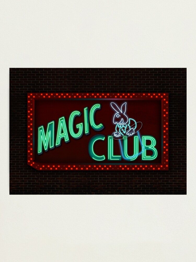"Magic Club" Photographic Print for Sale by DCdesign | Redbubble