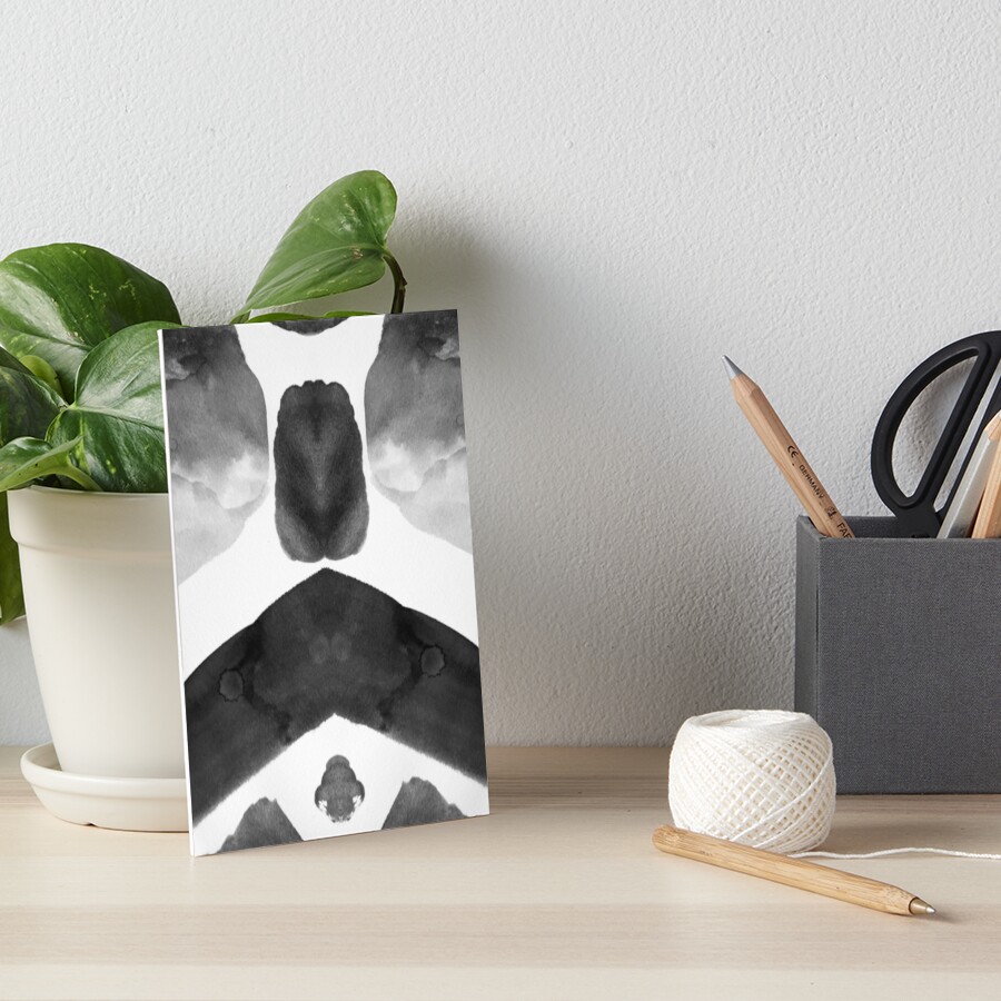 " Stylish inspiring mirroring psychoanalytic ink blot, symmetrical ...