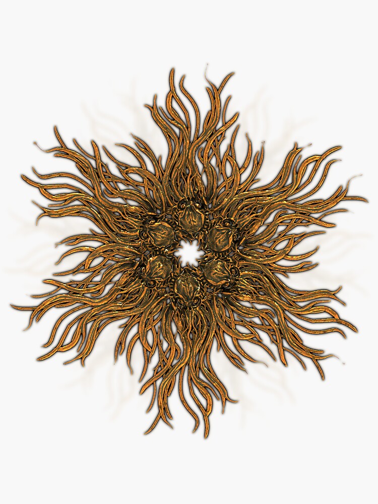 "3D Mandala Cthulhu Lovecraft Eldritch Octopus" Sticker by RetroVandal ...