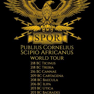 "Ancient Rome - Second Punic War - Scipio Africanus World Tour" Poster ...