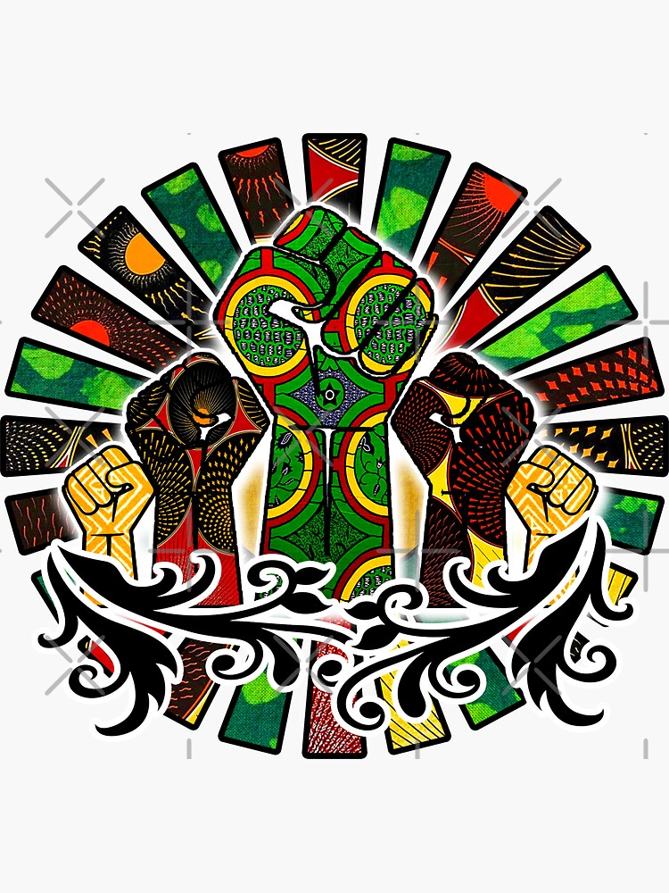"Rasta Style Unity" Sticker by artbyomega | Redbubble
