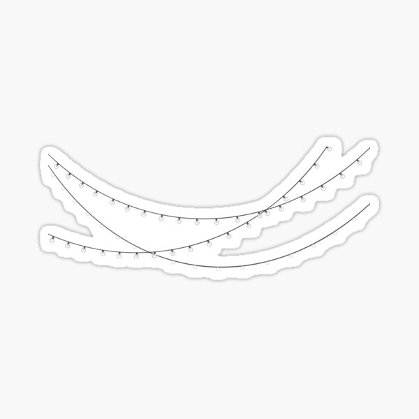 "String Lights" Sticker for Sale by poojap | Redbubble