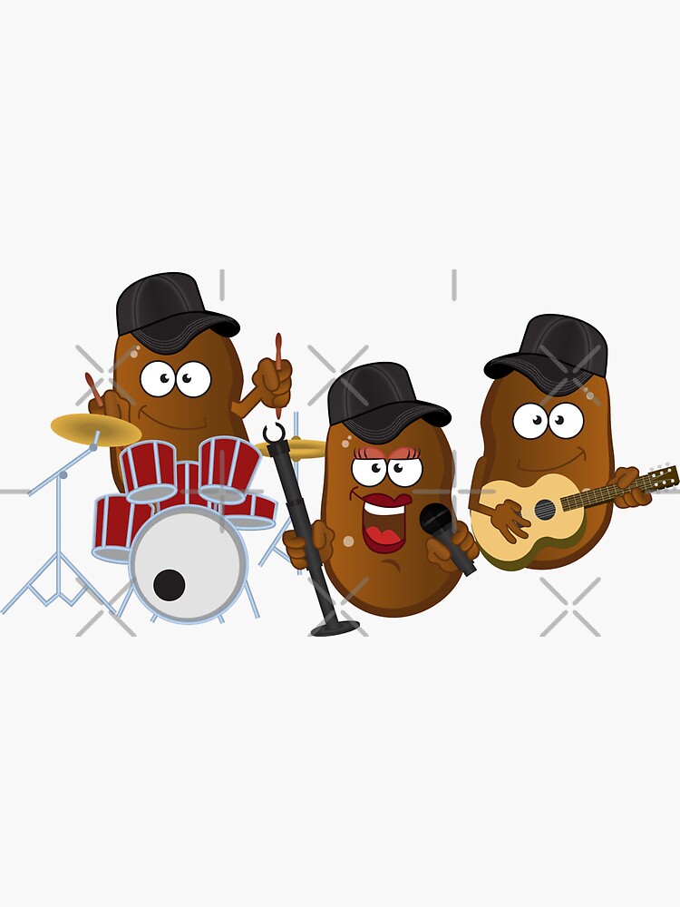 "Nugget Band" Sticker for Sale by LF-Designs- | Redbubble
