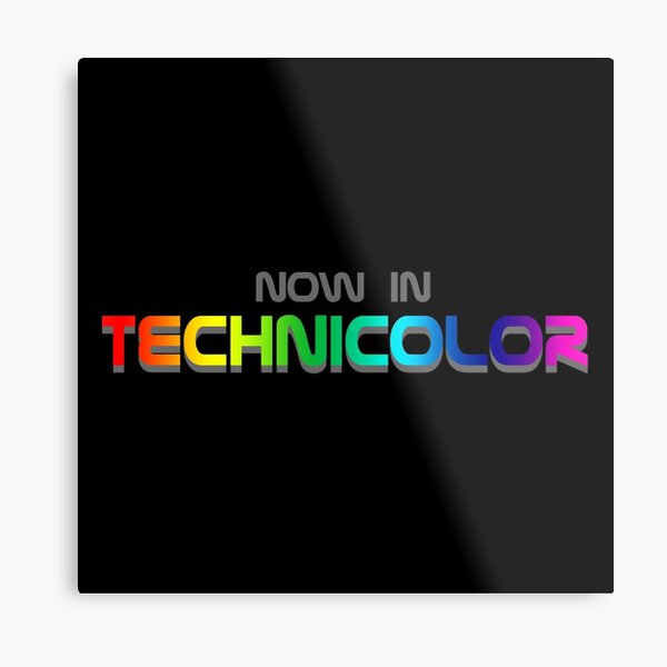 Technicolor Metal Prints | Redbubble