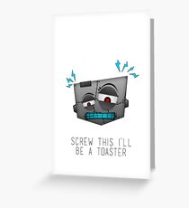Robot Pun: Greeting Cards | Redbubble