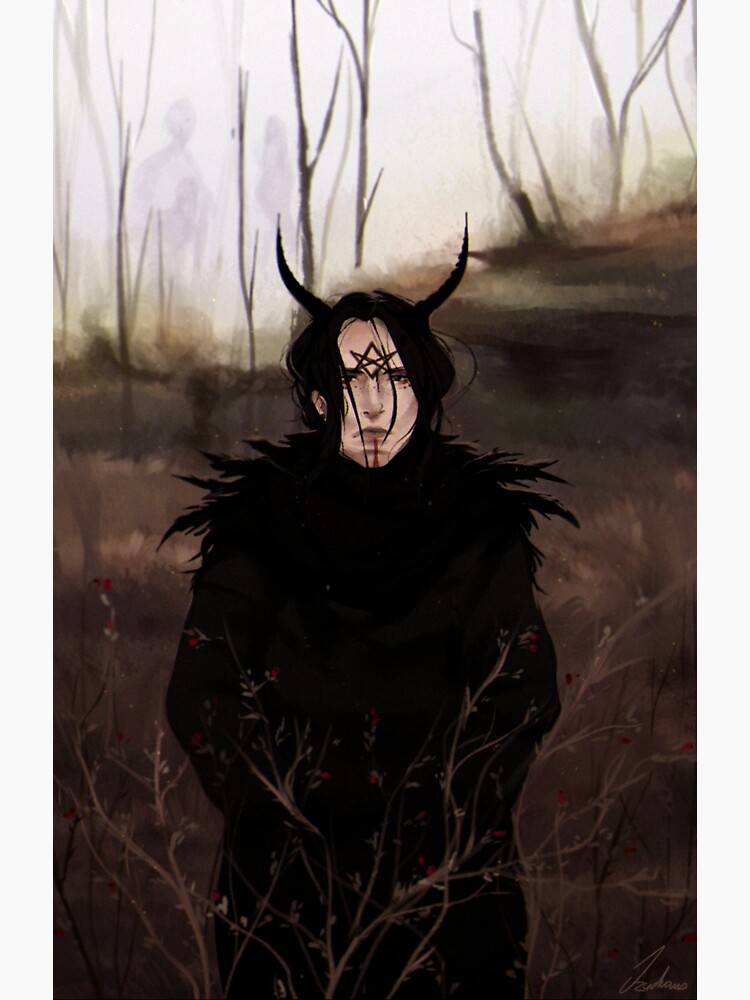 "witch boy " Sticker for Sale by izudraws | Redbubble