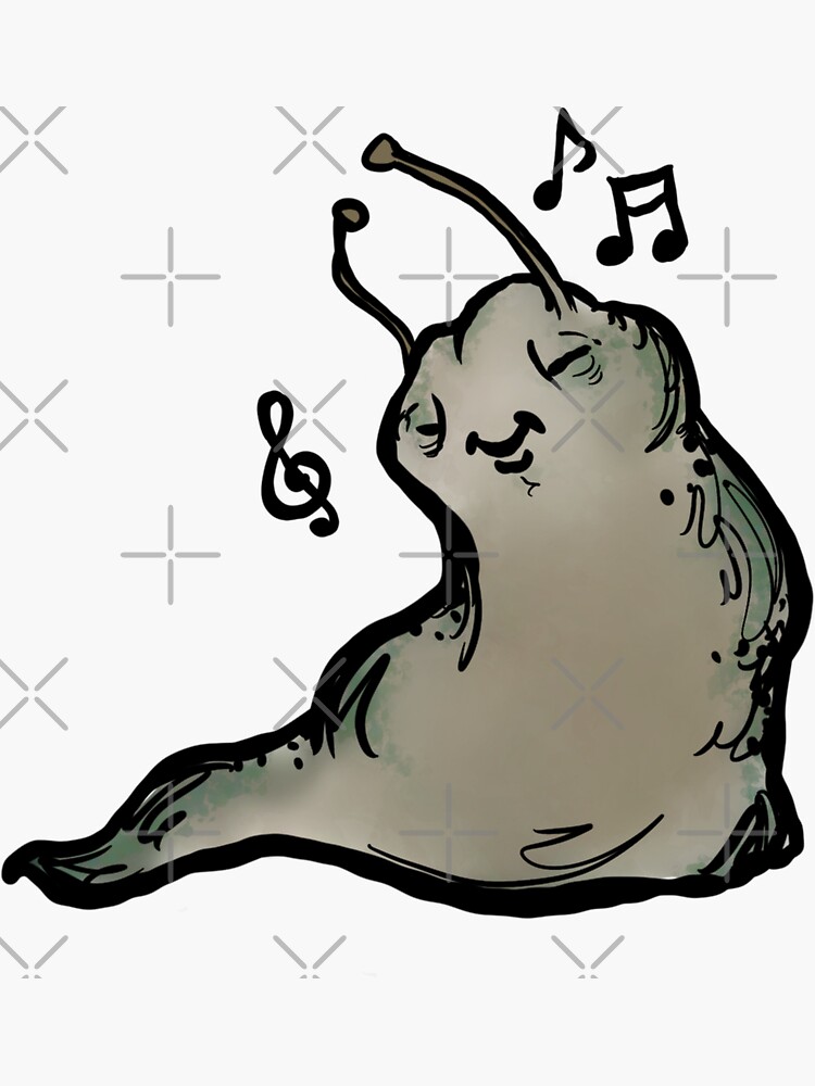 "Dancing Sluggy " Sticker for Sale by TheSaltedSlug | Redbubble