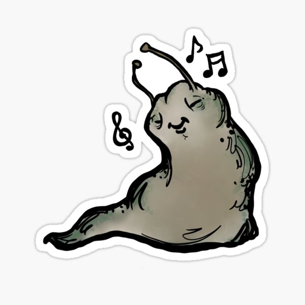 "Dancing Sluggy " Sticker for Sale by TheSaltedSlug | Redbubble