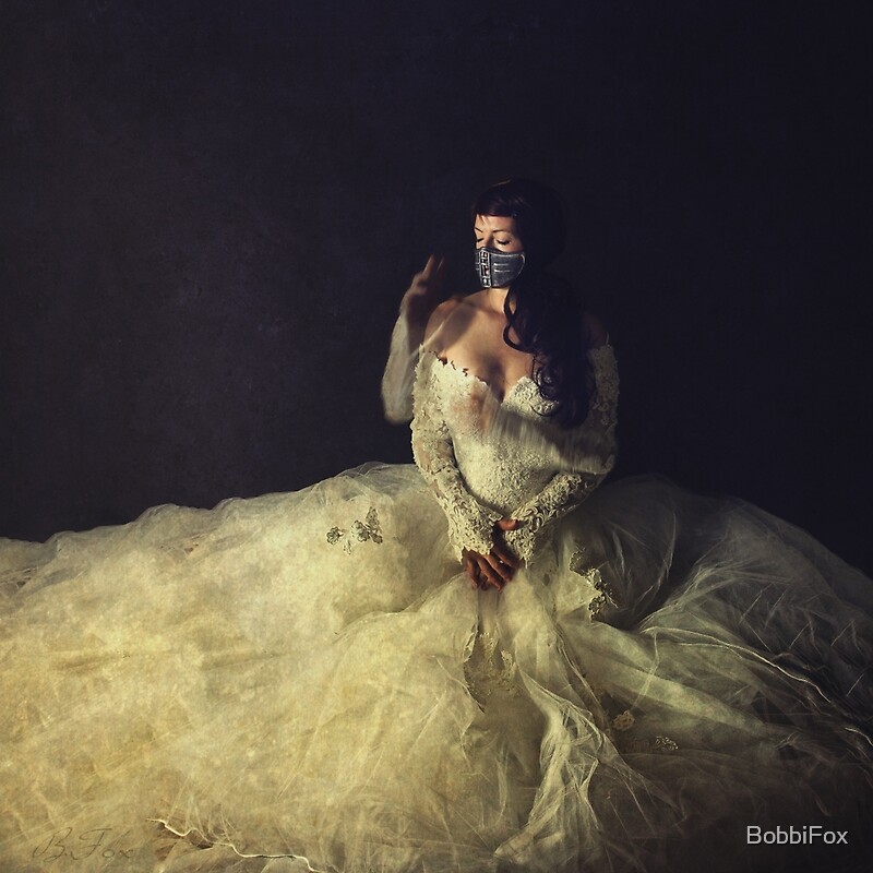 "Dark Moody Conceptual Self-portrait" by BobbiFox | Redbubble