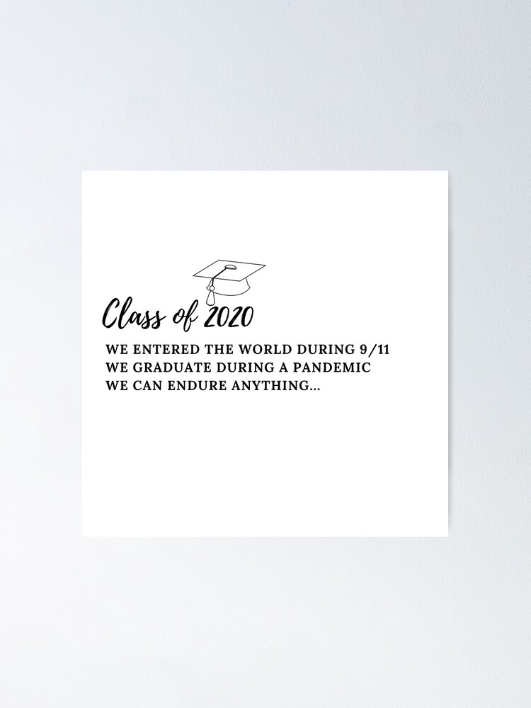 "Graduation Stickers Class of 2020" Poster for Sale by leanicolee ...