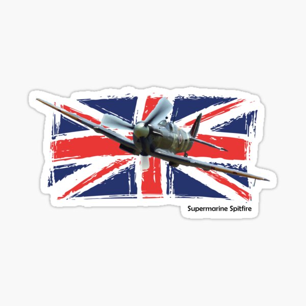 "Supermarine Spitfire" Sticker for Sale by aviationart | Redbubble