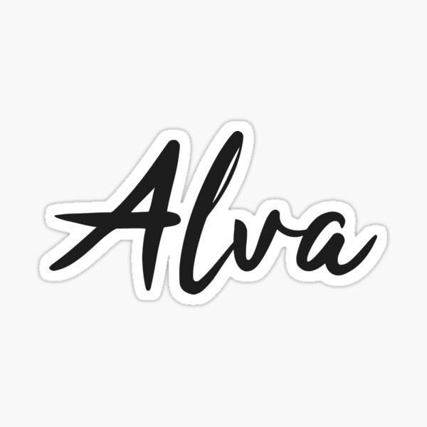 "Alva" Sticker for Sale by JackCurtis1991 | Redbubble