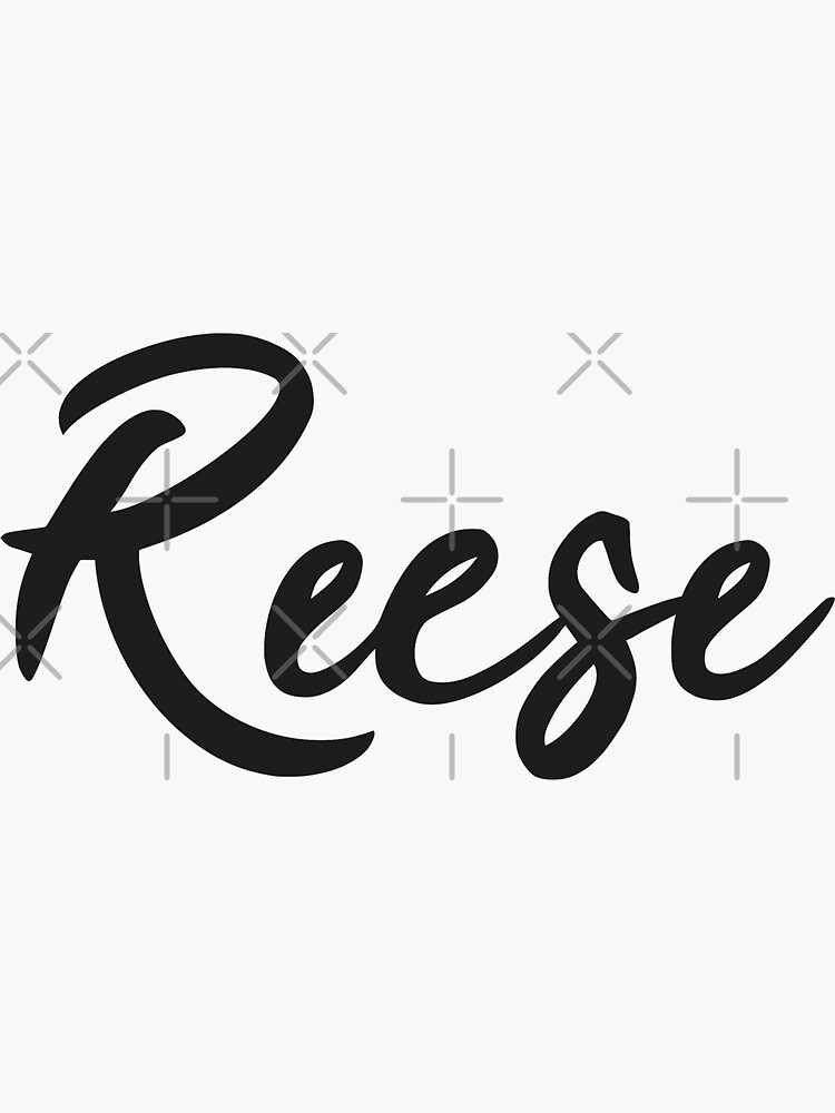 "Reese" Sticker for Sale by JackCurtis1991 | Redbubble