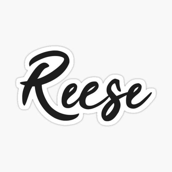 "Reese" Sticker for Sale by JackCurtis1991 | Redbubble