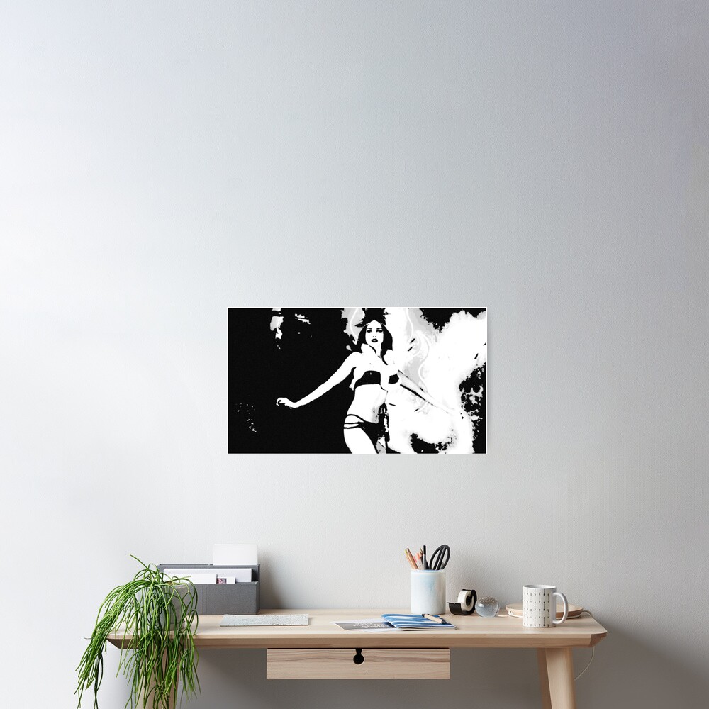 "Santanico Pandemonium (threshold style)" Poster by RainIapetus | Redbubble