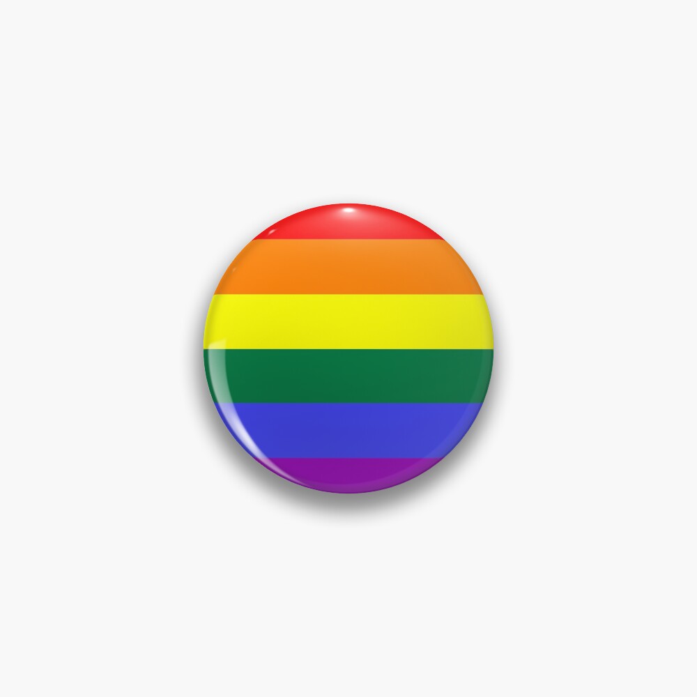 Pride Large Flag Print Pin For Sale By Simplypride Redbubble