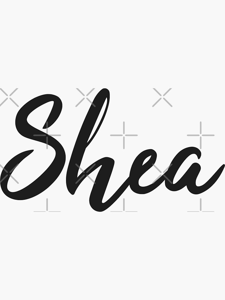 "Shea" Sticker for Sale by JackCurtis1991 | Redbubble