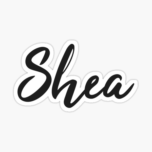 "Shea" Sticker for Sale by JackCurtis1991 | Redbubble