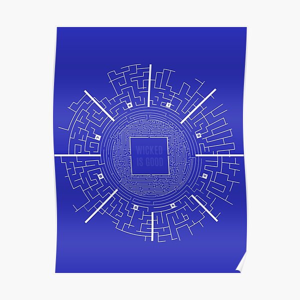 "The Maze Runner Blueprints" Poster for Sale by MCallaghan42 | Redbubble
