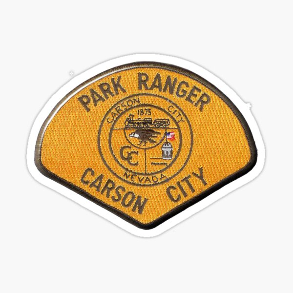 "Carson City Park Ranger" Sticker for Sale by lawrencebaird | Redbubble
