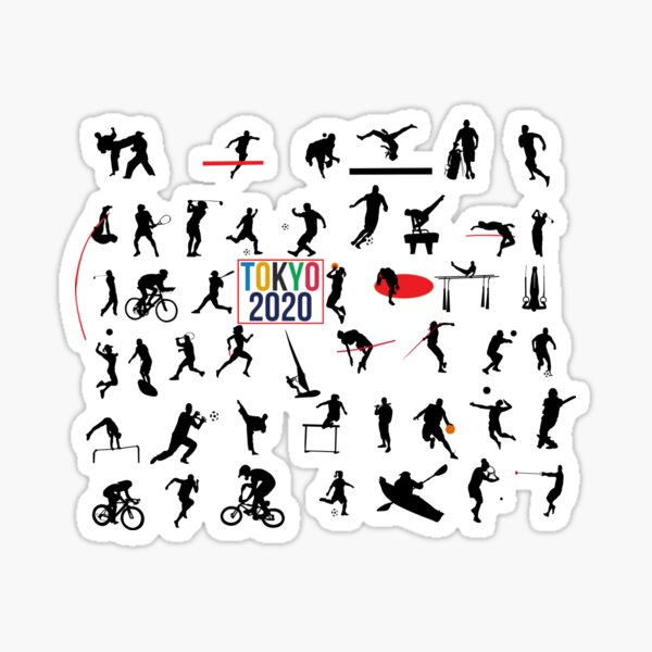 "Tokyo Olympic Games 2020" Sticker for Sale by ravishdesigns | Redbubble