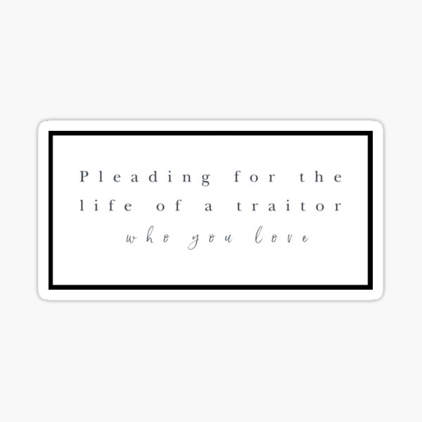 "Bellamy and Clarke Quote" Sticker by alexandra755 | Redbubble