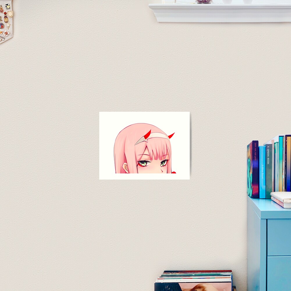 "ZERO TWO PEEK, darling in the franx" Sticker for Sale by AmyMeou ...