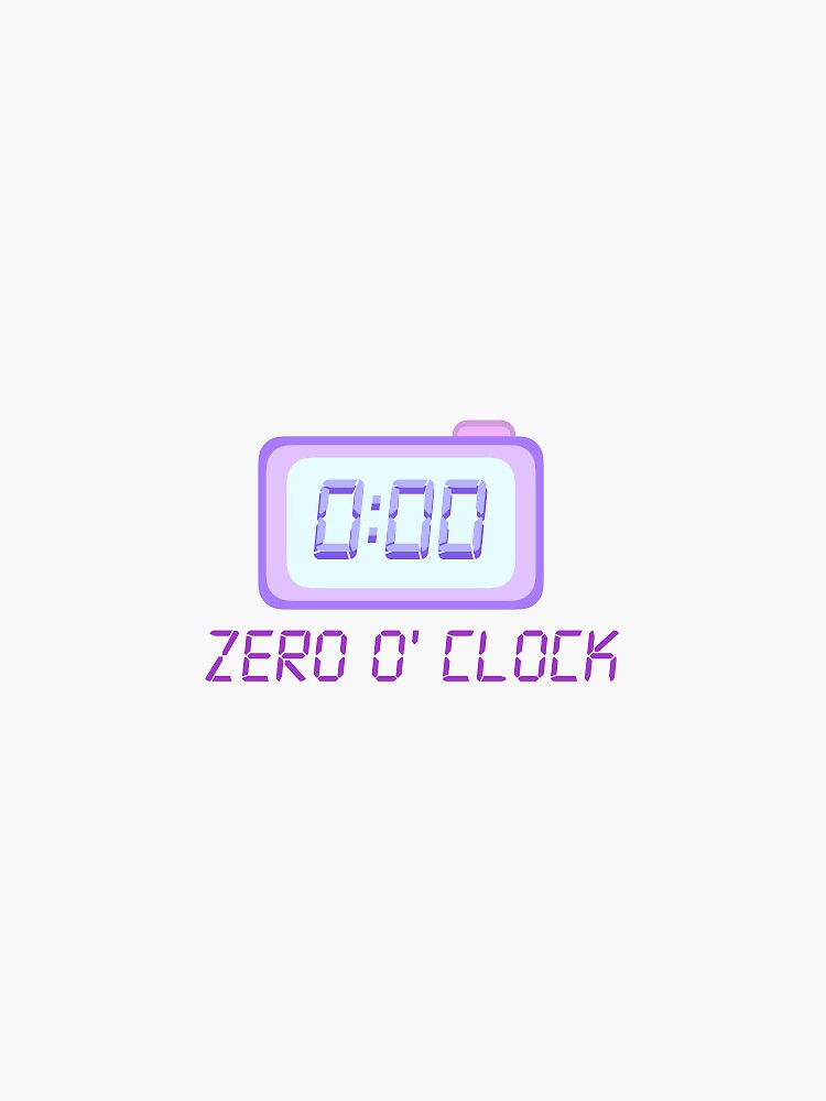 "BTS Zero O'Clock" Sticker for Sale by SkylynnSoria | Redbubble