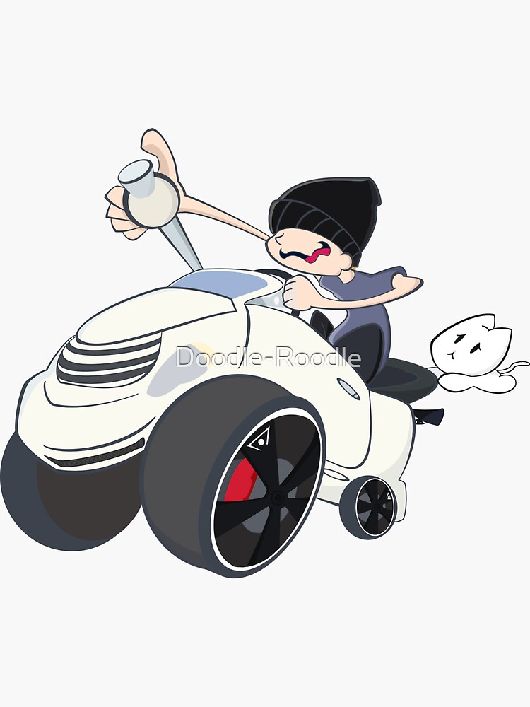 "Matt Fink" Sticker for Sale by Doodle-Roodle | Redbubble