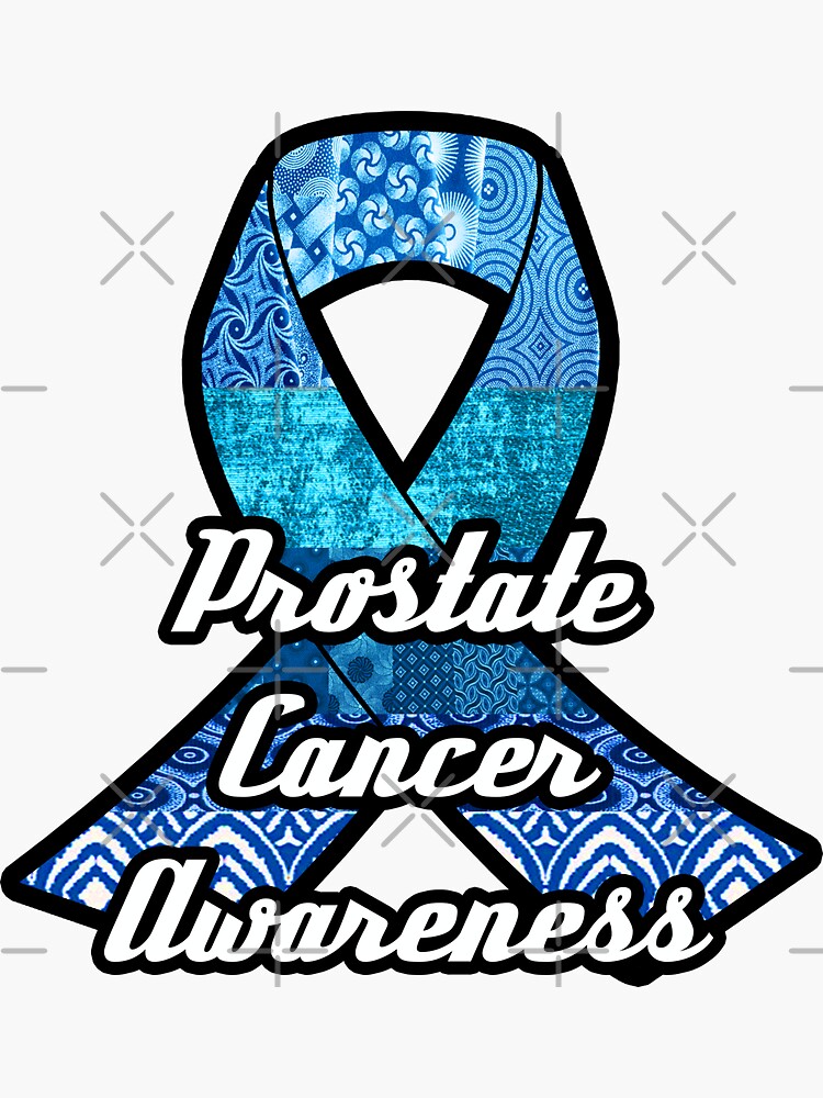 "Prostate Cancer Awareness " Sticker for Sale by artbyomega | Redbubble