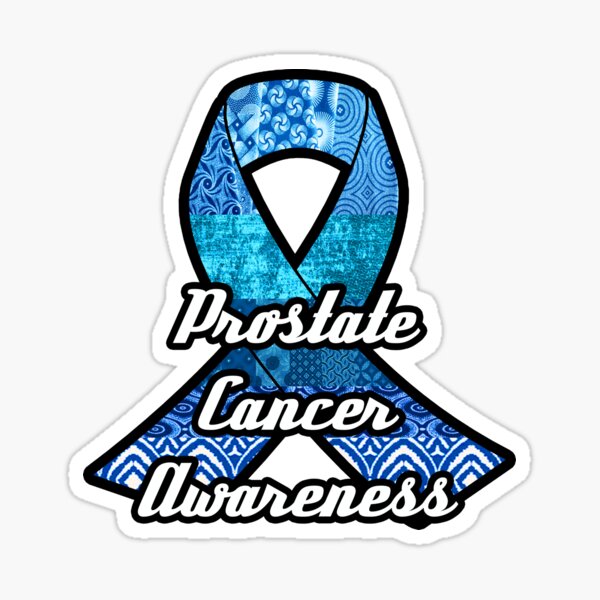 "Prostate Cancer Awareness " Sticker for Sale by artbyomega | Redbubble