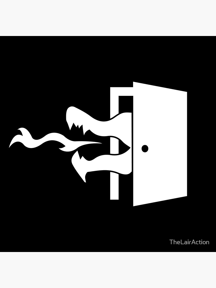 Póster «The Lair Action Logo (Blanco)» de TheLairAction | Redbubble