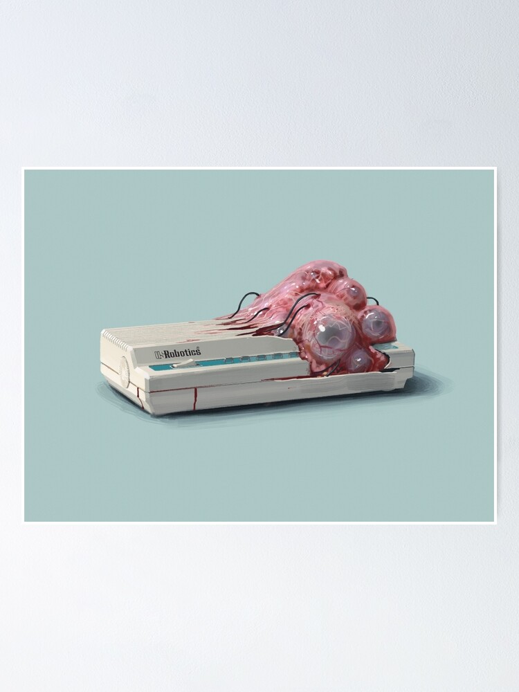 "Things From The Flood - Modem" Poster for Sale by simonstalenhag ...