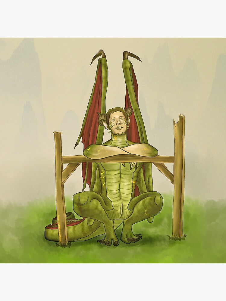 "Dragon!Dean" Poster by Werewolf-Dean | Redbubble