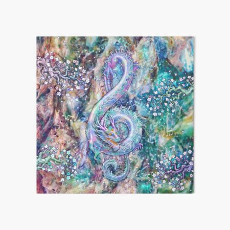"Treble Clef - Music Dragon - Opal" Art Board Print for Sale by ...