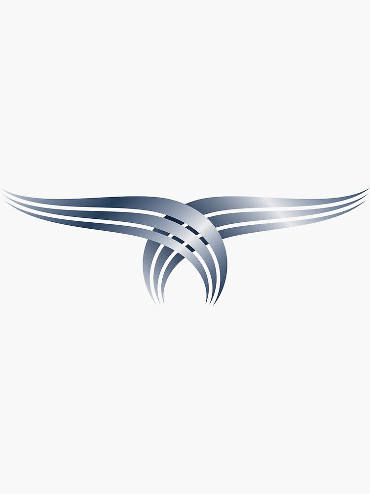 "Iron Wings " Sticker for Sale by mrsamson | Redbubble