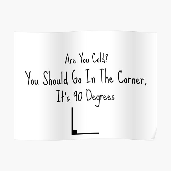 "Corner Pun" Poster by Angela-PD | Redbubble