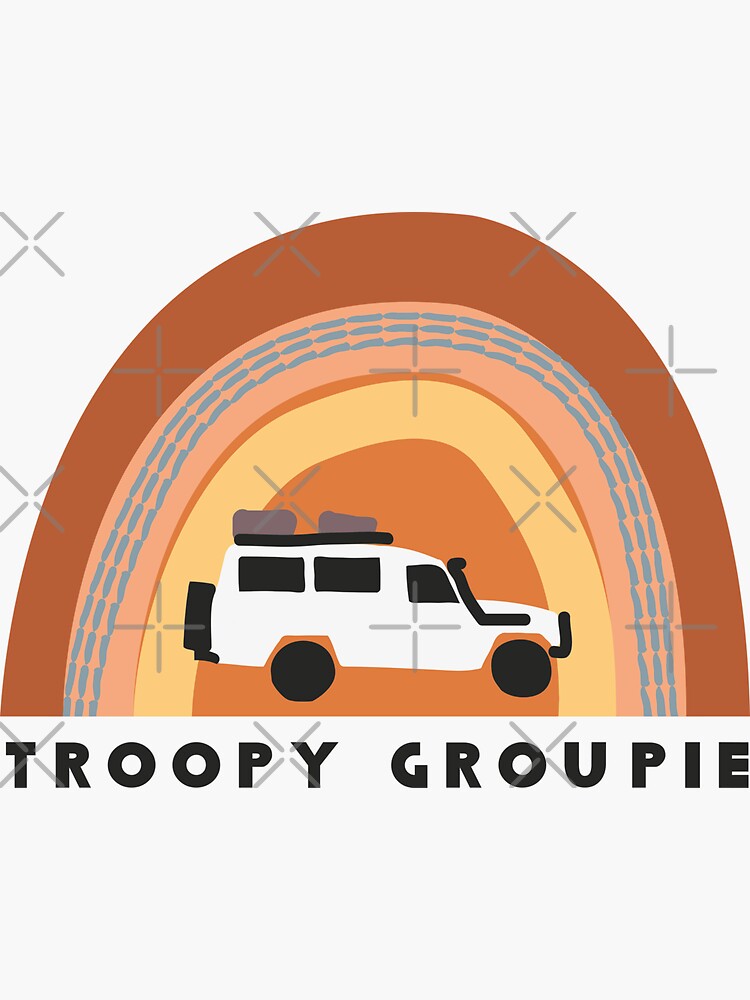 "Troopy Groupie" Sticker for Sale by troopygear | Redbubble