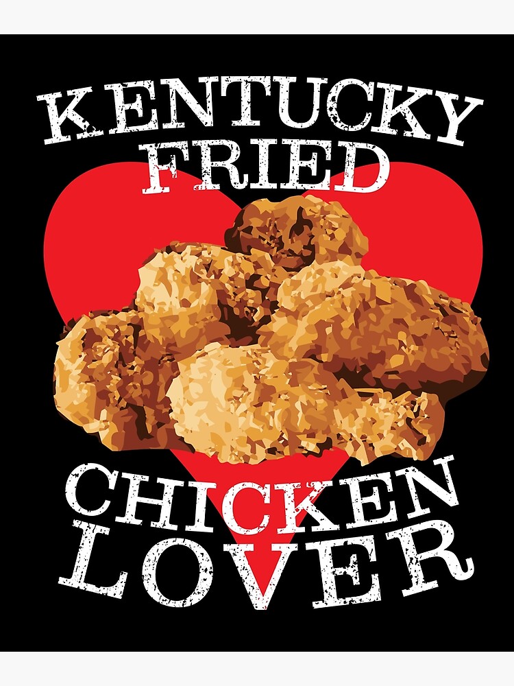 KFC Lover I Love Fried Chicken Premium Matte Vertical Poster sold by ...