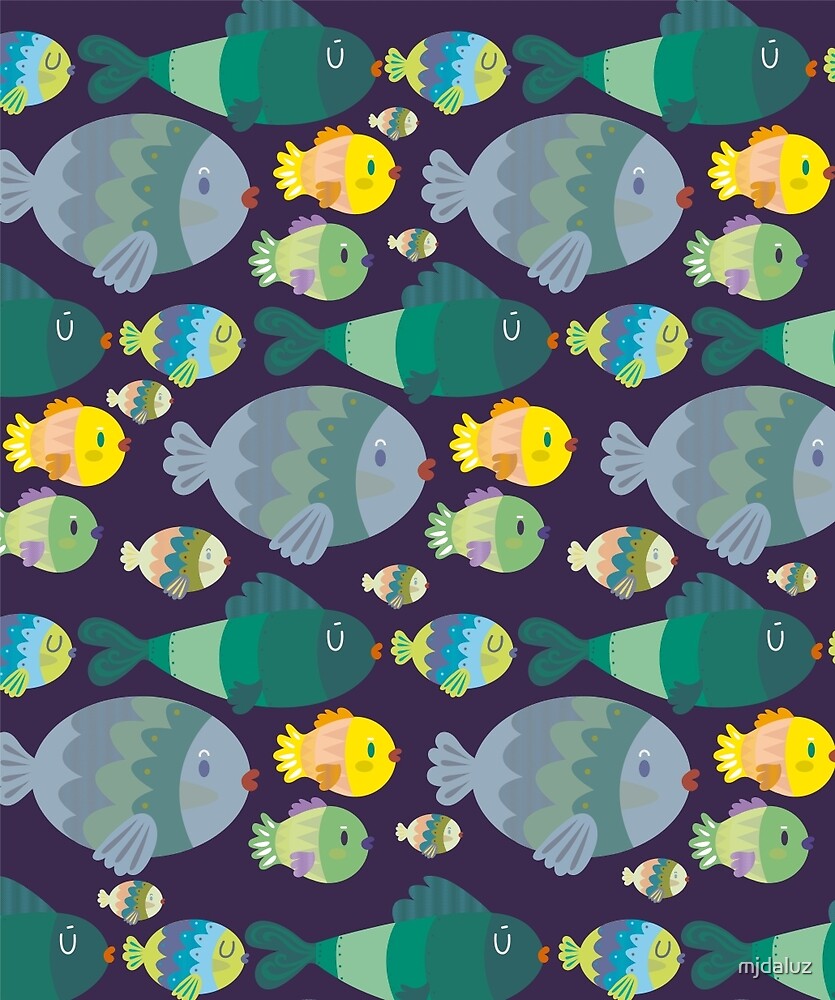 "Fish pattern" by mjdaluz | Redbubble