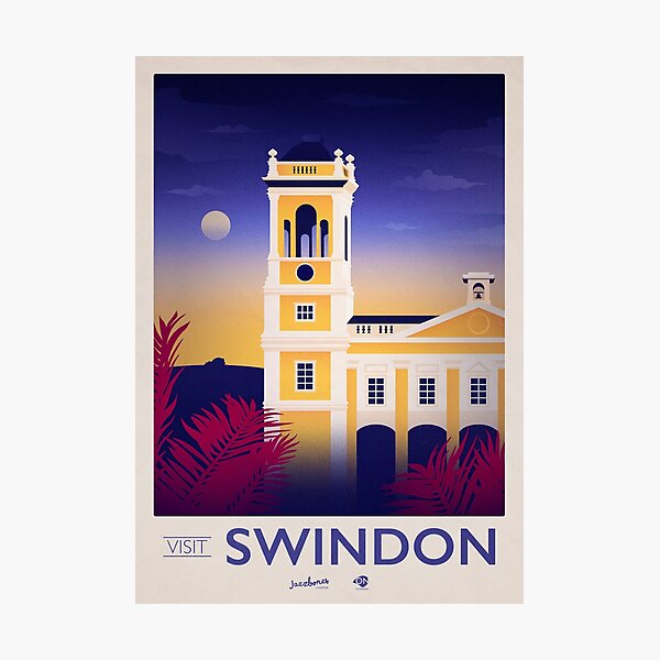 Impression photo « Visitez Swindon - Affiche de voyage - Le Locarno ...
