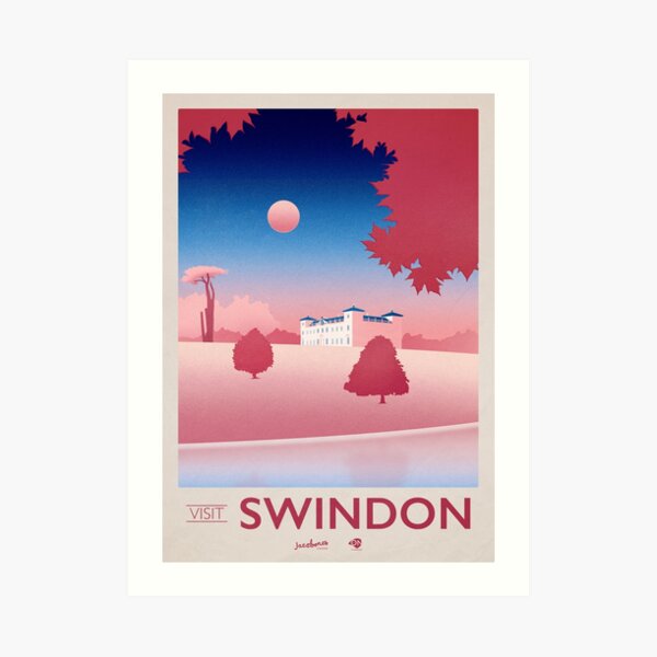 "Visit Swindon - Travel Poster - Lydiard Park" Art Print for Sale by ...