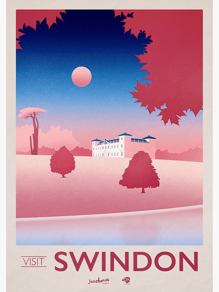 "Visit Swindon - Travel Poster - Lydiard Park" Art Print for Sale by ...