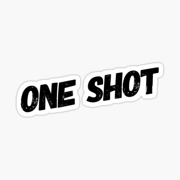 "ONE SHOT" Sticker by Mallex | Redbubble