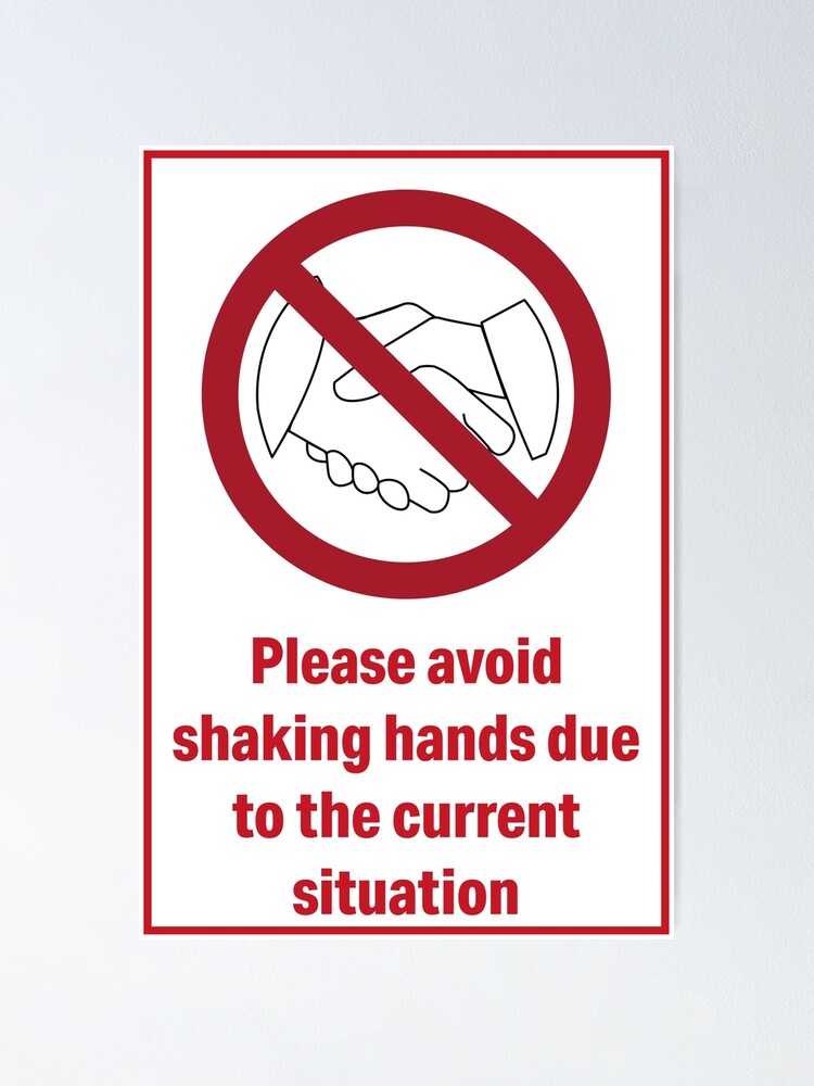 "Shaking hands" Poster for Sale by xmarkusx | Redbubble