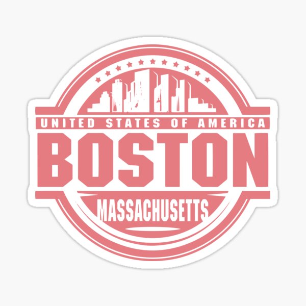 "Boston, Massachusetts" Sticker for Sale by studio838 | Redbubble