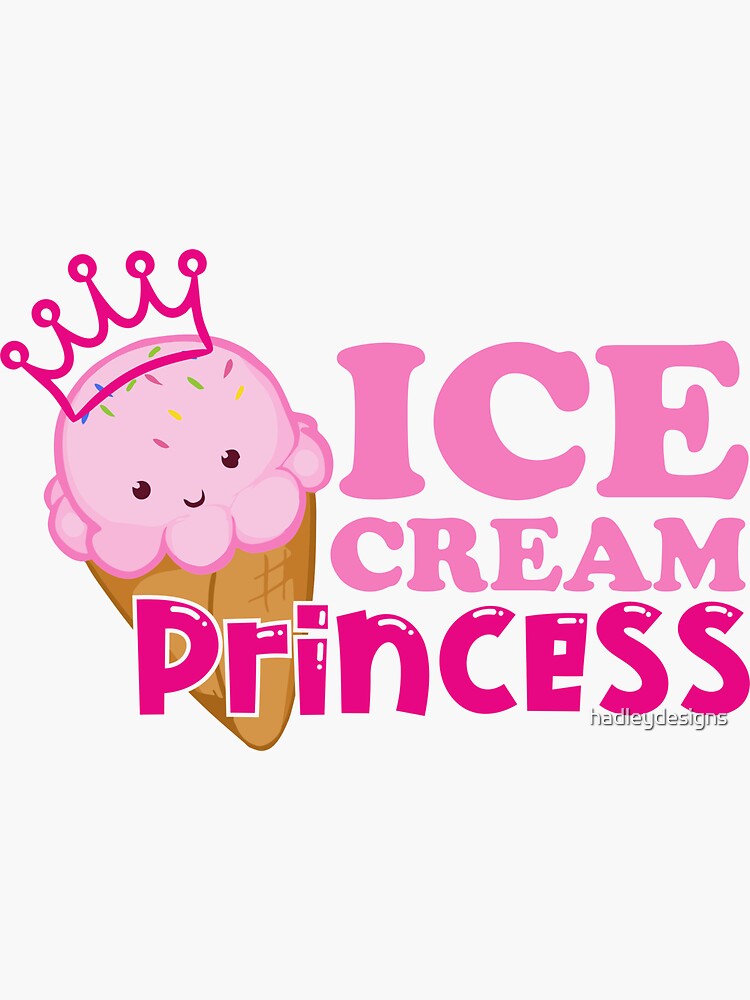 "Ice cream princess matching ice cream costume for family" Sticker by ...