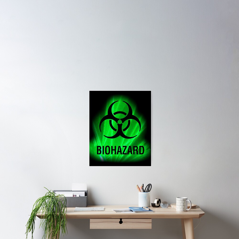 "BIOHAZARD" Poster for Sale by ArtWeaver | Redbubble
