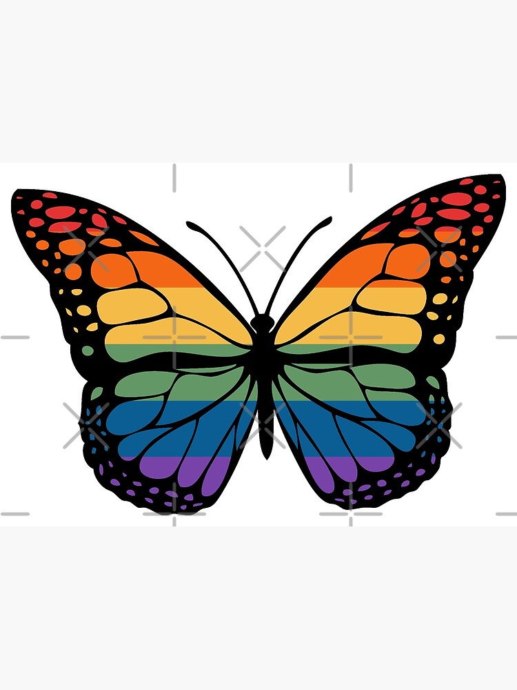 "Pride Butterfly" Poster for Sale by fearcity | Redbubble